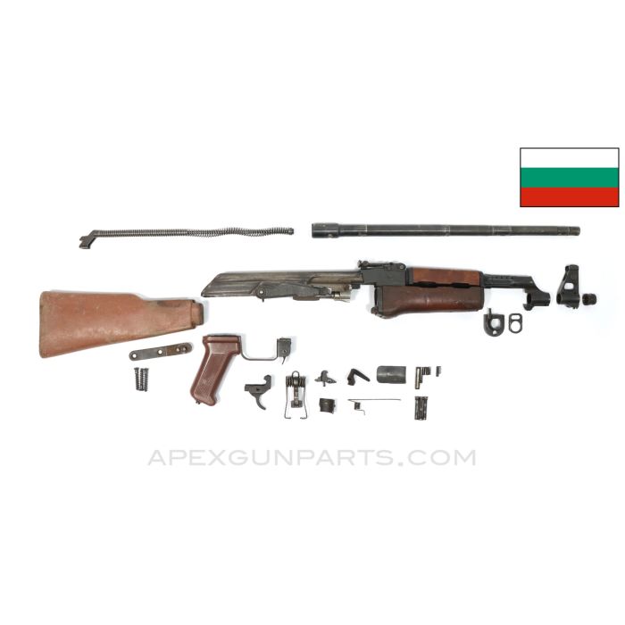Bulgarian Type 3 AK47 fixed stock, mixed furniture Parts Kit with ...