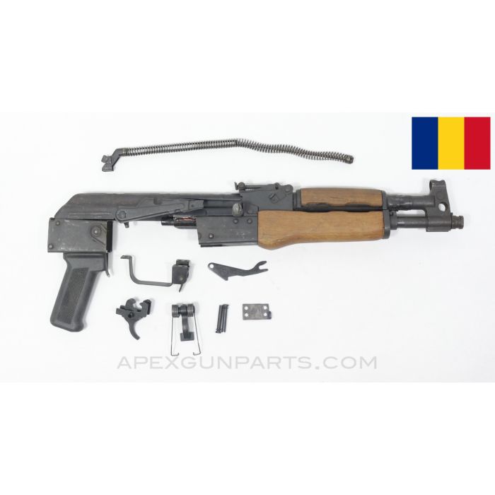 Romanian Draco AK Pistol Parts Kit, Original Barrel, Numbers Matching ...