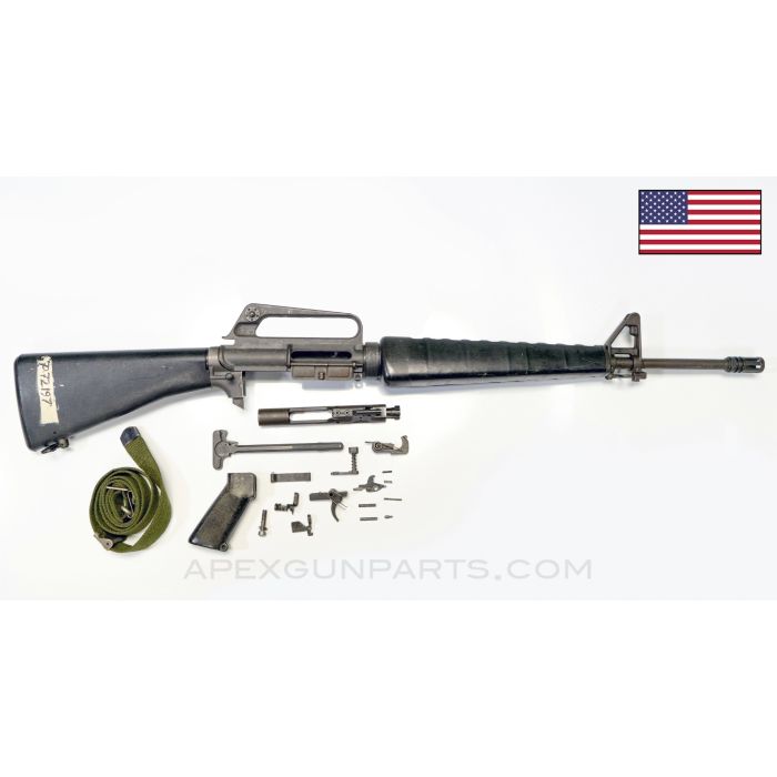 Colt 604 M16 Parts Set, 20" Barrel, A1 Birdcage, A1 Buttstock & Pistol ...