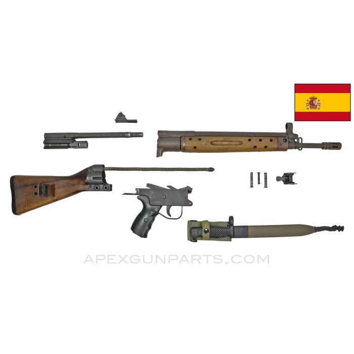 CETME Model C Rifle Parts Kit, 17.5" Barrel, w/ Bayonet & Wood ...
