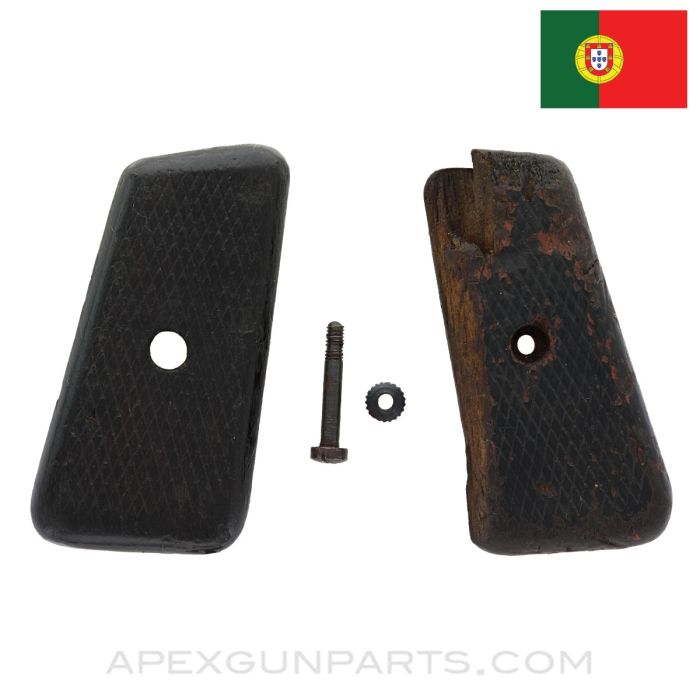 FBP M/948 Project Grip Panel Set, w/ Screw & Nut, Wood