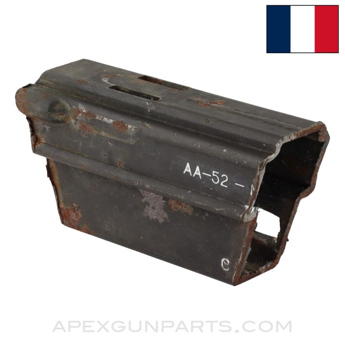 French AA-52 Saw Cut Receiver Section, Center Rear