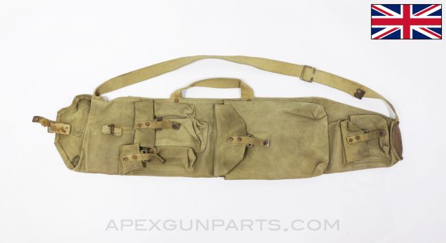 BREN Gun Barrel & Spares Carrier, 26", Canvas, Tan, *Fair*