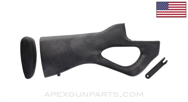 L1A1 FAL Thumbhole Sporter Stock Set, Polymer, Black *NEW*