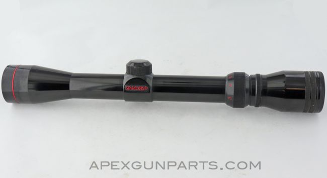 Simmons Deerfield 3-9x32 Rifle Scope, Model 21012, DUplex reticle