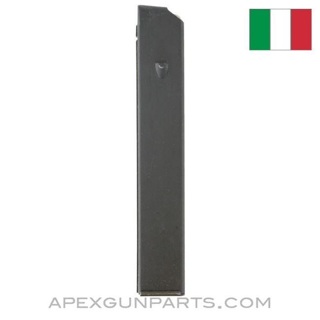 Beretta SMG 32rd Magazine, with single witness hole, 9X19 NATO / 9mm