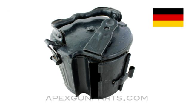MG-42/MG-34/M53 Detachable Drum Magazine, 50rd, Gurttrommel, Black ...