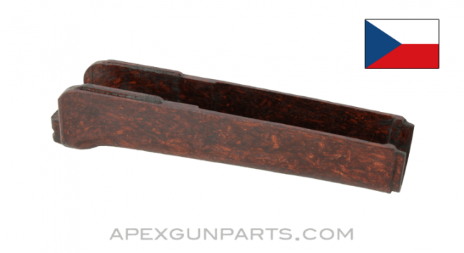 VZ-58 Lower Handguard, Resin-Impregnated Wood Chip Construction, *Good*