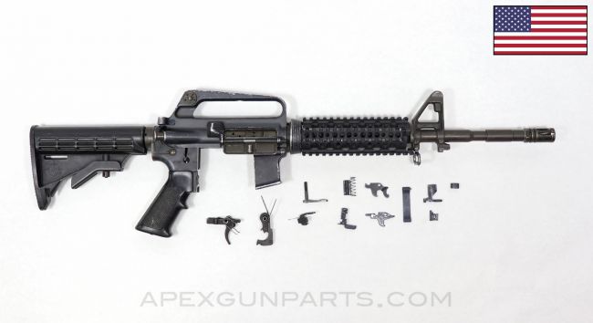 Colt M16A1 Carbine Model 723 Parts Kit, Broken Dust Cover, 14.5" Barrel ...