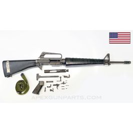 Colt 604 M16 Parts Set, 20" Barrel, A1 Birdcage, A1 Buttstock & Pistol ...