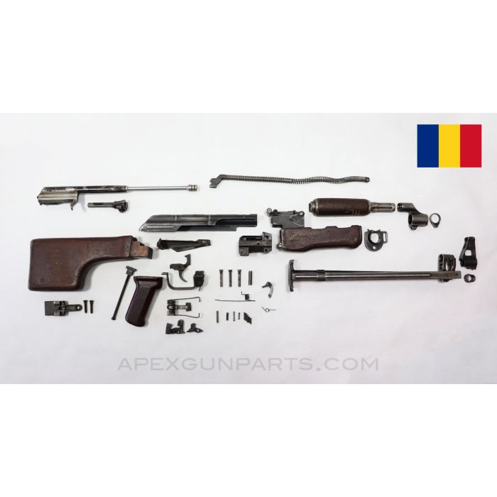 Romanian RPK Parts Kit with Bipod, Club Stock, Wood Furniture, matching ...