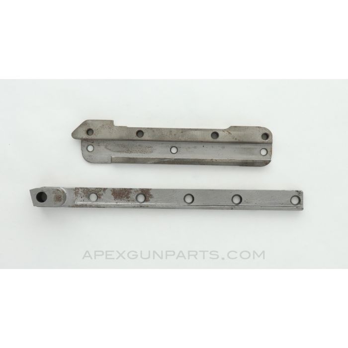 MAG58/M240 Left Bolt Guide Rail Set, Sand Blasted & Rusty, *Good*
