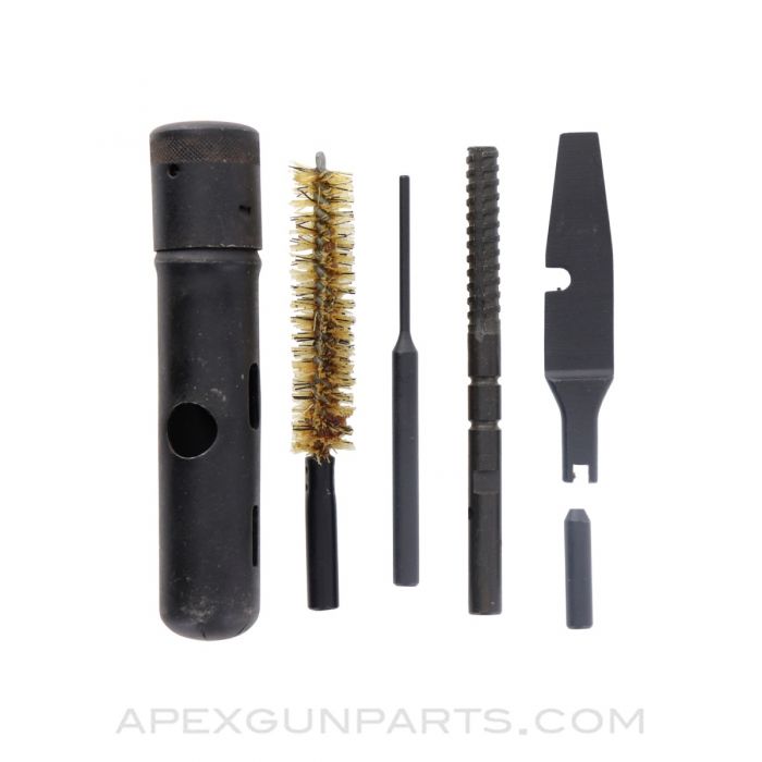 AK-47 Butt Stock Cleaning Kit with Bore Brush *Good*