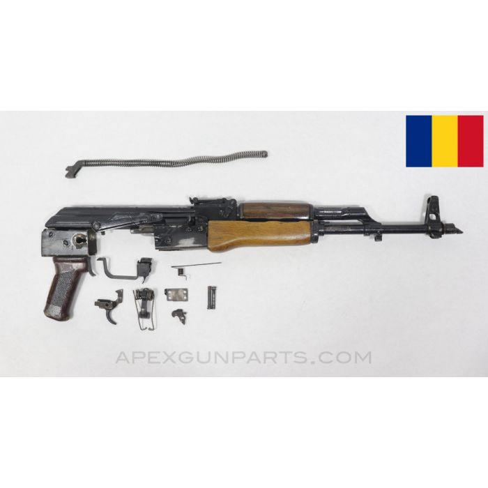 Romanian "Screw" AKM Pistol Parts Kit, Original 16" Populated Barrel ...