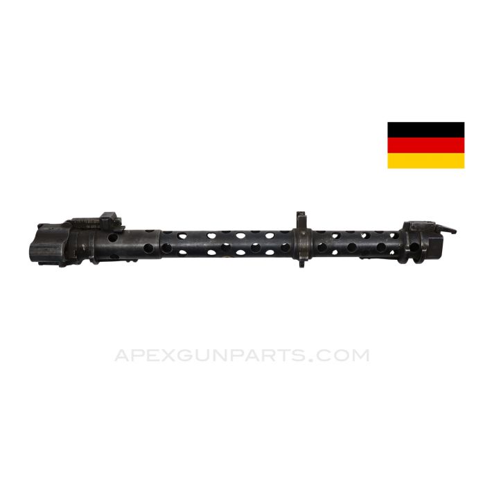 German WWII MG34 Barrel Jacket, WWII, DOT Marked, Front & Rear Sight ...
