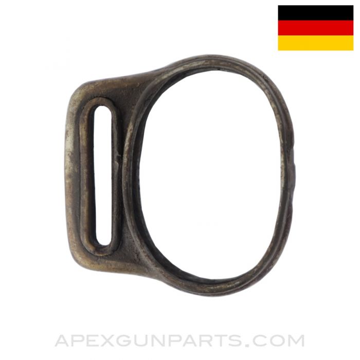 German K98k Mauser Lower Barrel Band, Stamped, w/ Screw Hole *Good*