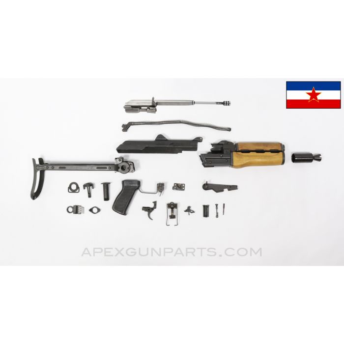 Yugoslavian AK-47 Mdl. M85 Under Folder Parts Kit, Incomplete, 5.56x45 ...