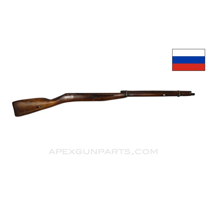 Russian Mosin Nagant 91/30 Stock Set, 45", wood