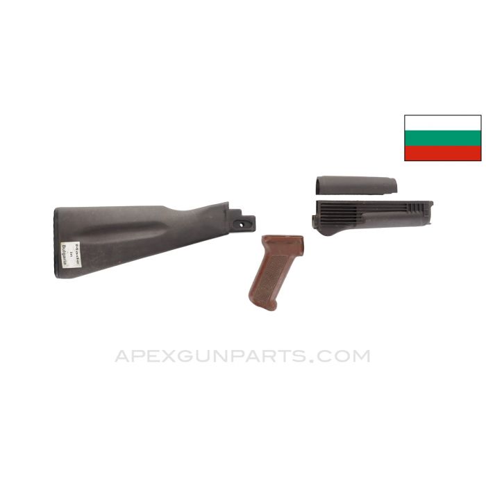 Bulgarian AK-74 Furniture Set, Plum Polymer, *Good*