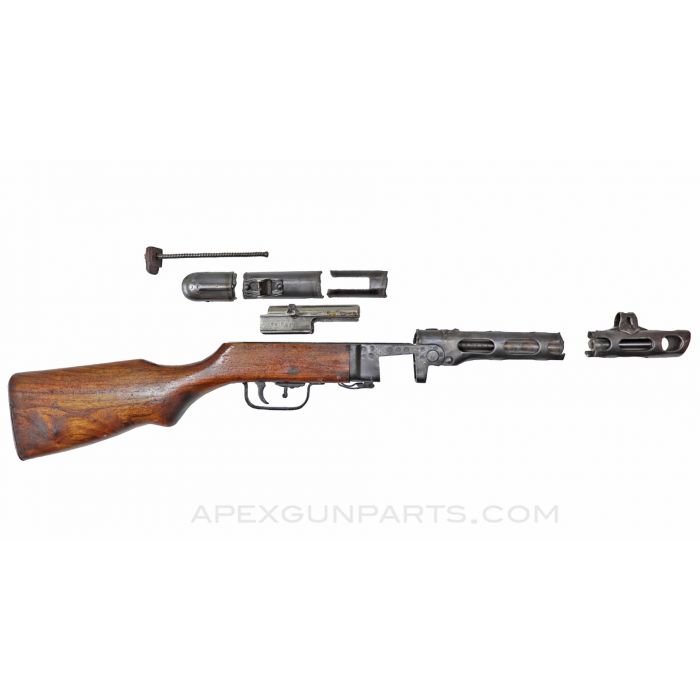 PPSh-41 Parts Kit with all torch cut receiver pieces, matching, blued ...