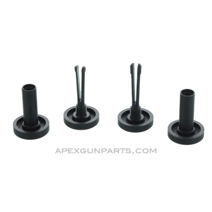 receiver hinge pin set (left and right) for the FAL rifle, refinished ...