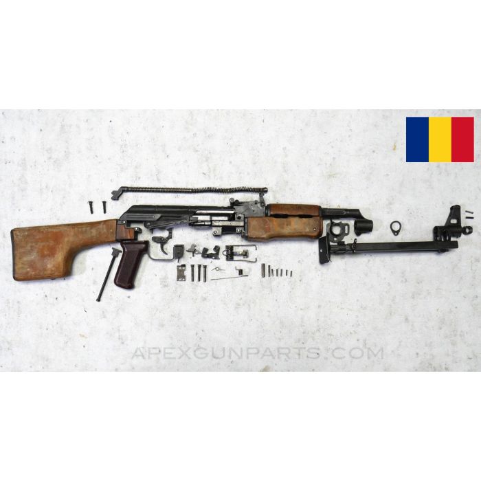 Romanian RPK Parts Kit w/ Adjustable Bipod, Matching Numbers, Club ...
