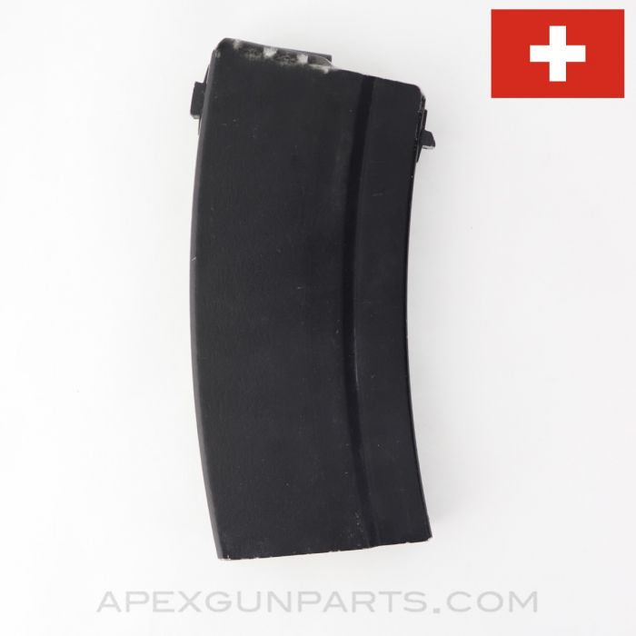 Swiss Stgw 57 Magazine, 24rd, 7.5x55, Aluminum, Type 1, Repainted *Very ...