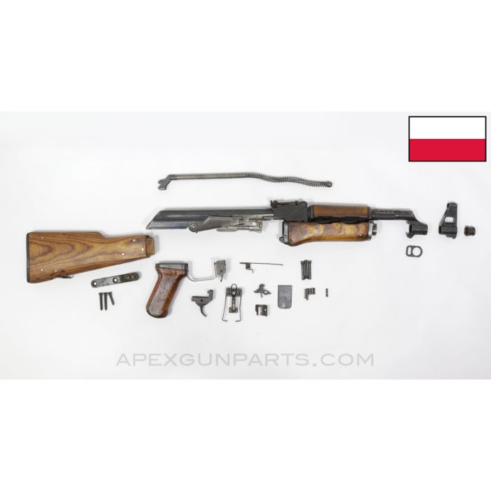 Polish KbK Model "N" Milled AK-47 Parts Kit, w/ Laminated Wood ...