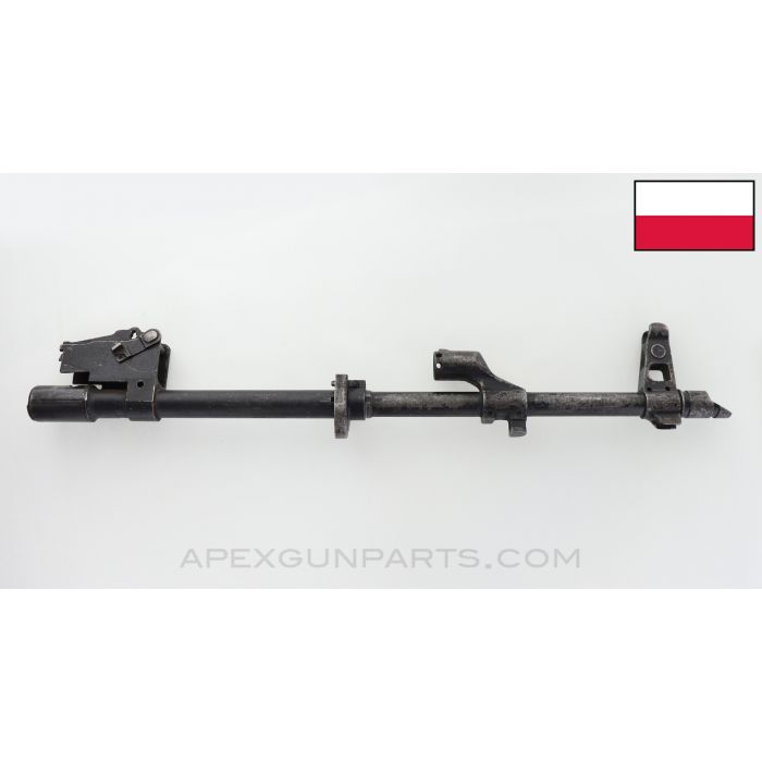 Polish AK-47 Barrel Assembly, 16", Chrome Lined, Cold Hammer Forged, 7 ...