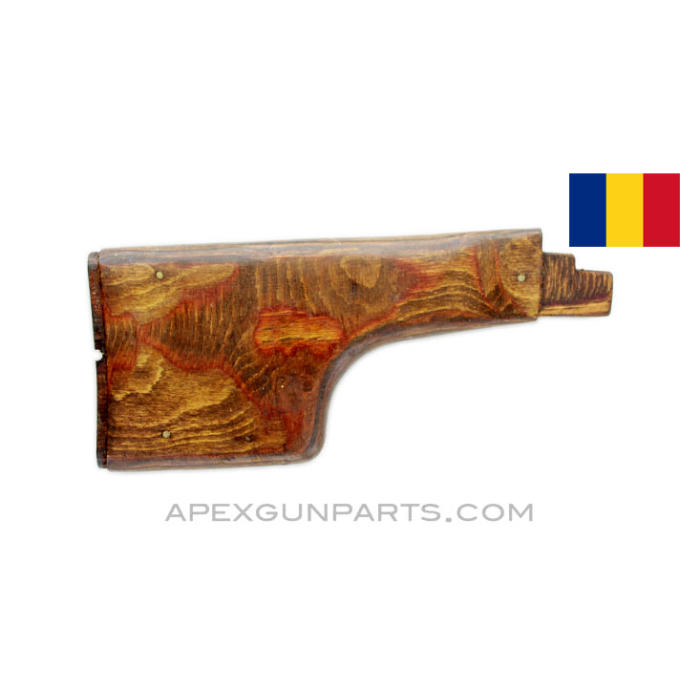Romanian RPK Club Foot Buttstock, Stripped, *Good*