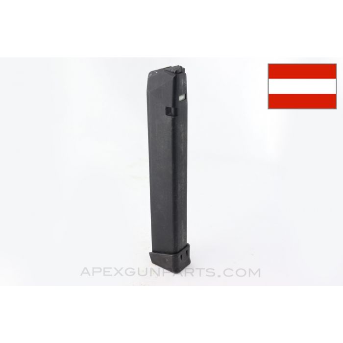 PW Arms Manufactured Glock 19 Gen 1-3 Magazine, 31rd + 2rd Extension ...