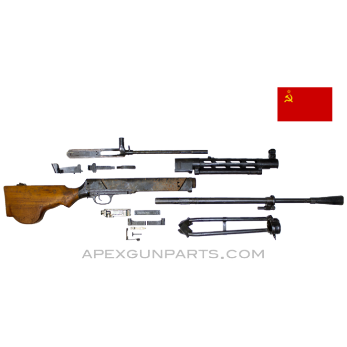 DP28 Parts Kit with Torch Cut Receiver, Soviet, 7.62x54R, *Good*