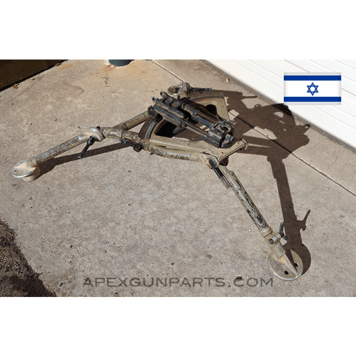 MAG58 / M240 / M249 Tripod, No Rear Pin, Israeli, FDE Tan, *Good*