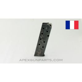 French MAB Model D Pistol Magazine, 8rd, Blued, .380 *Good*