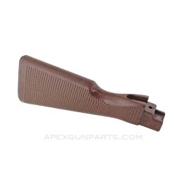 East German AKM Buttstock, Pebble Grain, Brown Polymer, Stripped *Good*