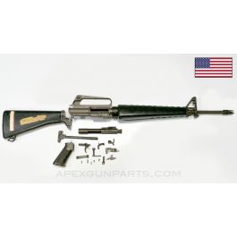 Colt 604 M16 Parts Set, 20" Barrel, 3-Prong Flash Hider, A1 Buttstock ...