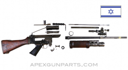 Israeli FAL Light Rifle Parts Kit With FN 21" Barrel, Cracked Right ...