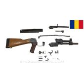 Romanian Micro Draco Fixed Stock Parts Kit, w/ Populated Barrel, 6", No ...