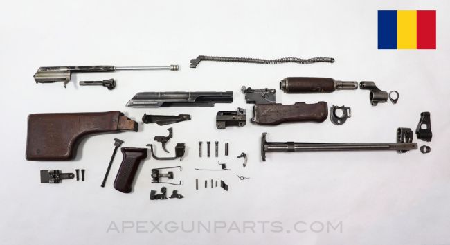 Romanian RPK Parts Kit with Bipod, Club Stock, Wood Furniture, matching ...
