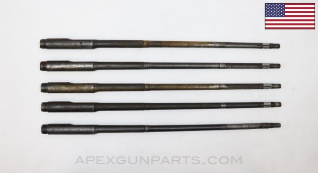 M1 Garand rifle take Off Project Barrel, Bundle of five barrels, 24 ...
