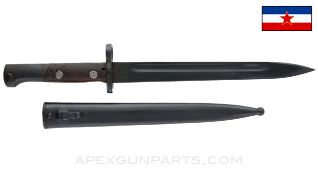 Yugoslavian M48, K98 Mauser Bayonet with Scabbard, Matching *Very Good*