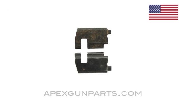 M85 MG .50cal Breech Lock Set, Left and Right *Very Good*