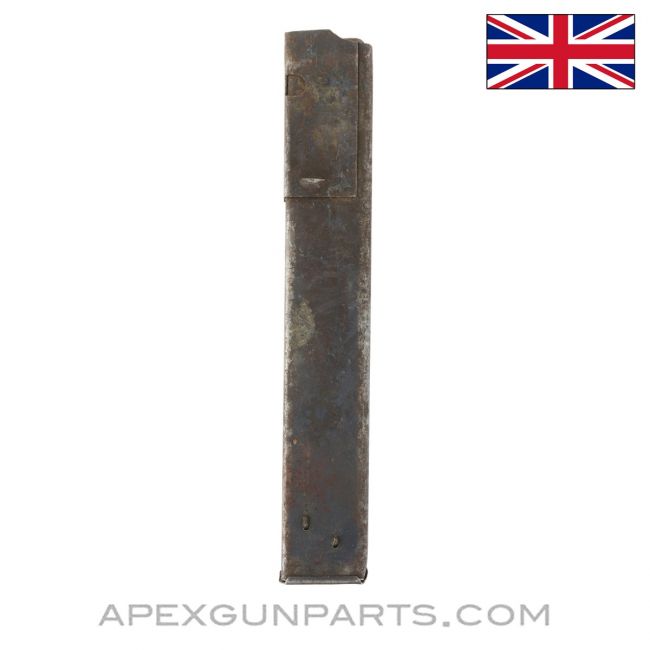 Sten Magazine, 20rd, Steel, 9X19 Luger, *Fair*