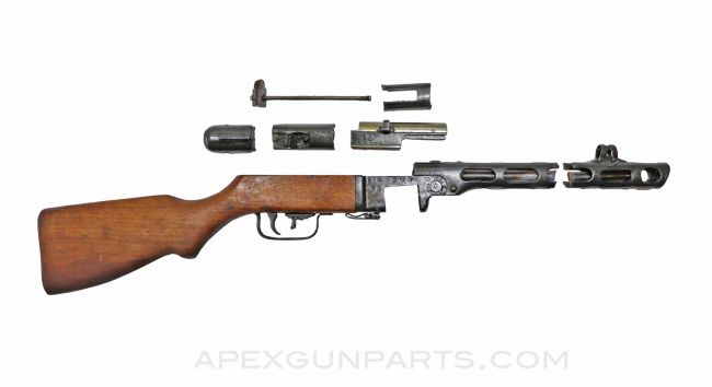 PPSh-41 Parts Kit with all torch cut receiver pieces, Non-Matching ...