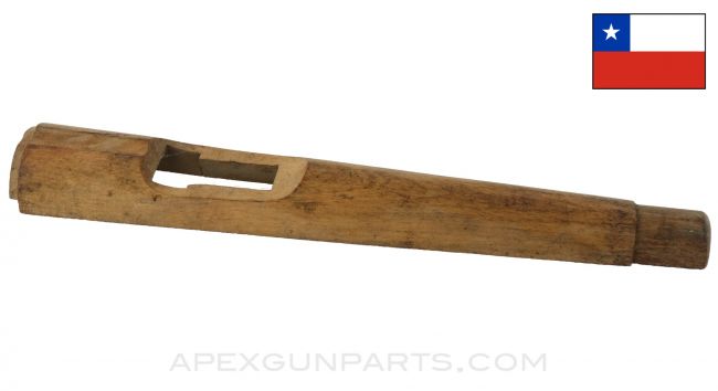Chilean Mauser M95 Carbine Handguard, 10", Wood *Good*