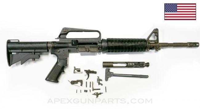 Colt Model 720 XM4 Carbine Parts Set, 14.5" Barrel, Carbine 2-Position ...