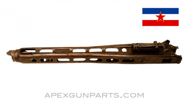 MG-42/M53 Receiver Half Front Barrel Shroud, Complete, Yugoslavian, *Good*