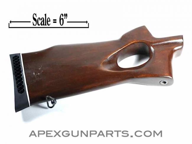 AK/ MAK 90 Buttstock w/Thumbhole & Recoil Pad, Brown, *NOS*