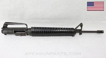 Colt 604 M16 Upper Assembly, 20" Pencil Barrel, A2 Circle Handguards, 5 ...