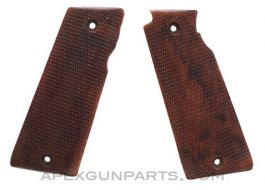 STAR Model B Grip Panel Set, Checkered Plastic, *Very Good*